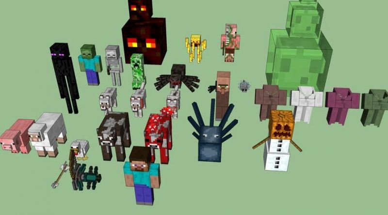 Full list of mobs present in Minecraft as of May 2021