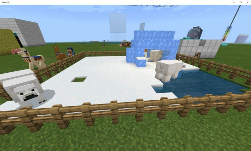 What do polar bears eat in Minecraft?