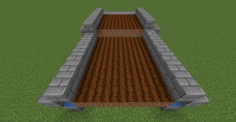 How to build a working farm harvester in Minecraft