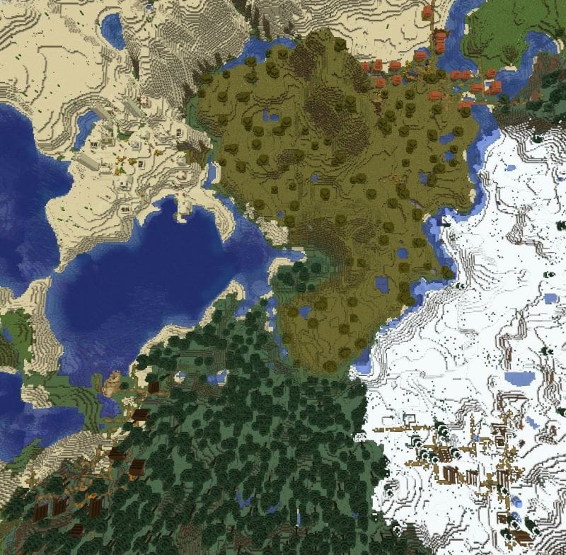 5 best secret village seeds in Minecraft 1.17 Caves & Cliffs update