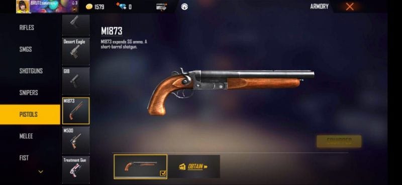 5 best Free Fire guns with the highest damage stats