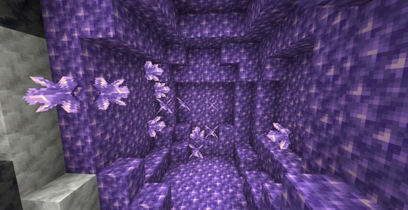 How to farm amethyst shards in Minecraft 1.17 Caves and Cliffs update ...