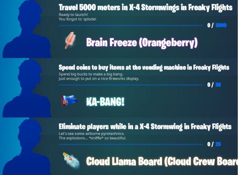 Fortnite Freaky Flights: Map code, all challenges, and rewards