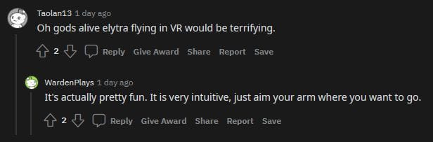 Redditor experiences Minecraft VR for the first time