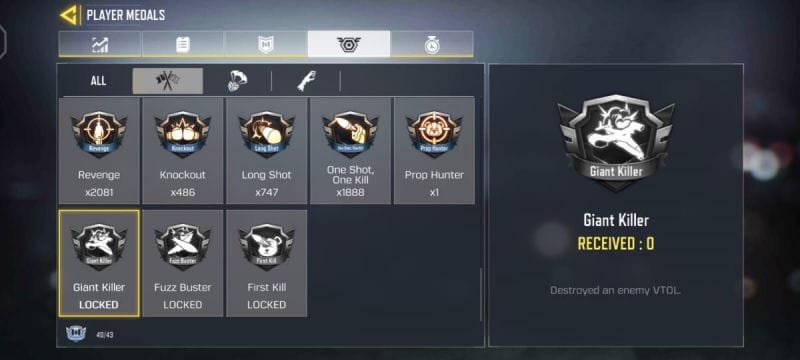 Top 5 rarest medals in COD Mobile Season 4