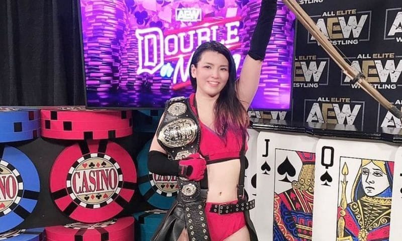 AEW star Hikaru Shida reveals stunning new look
