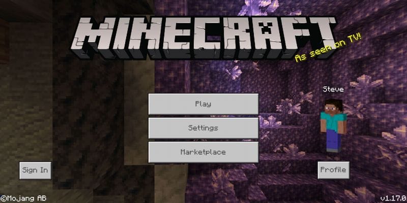 How to update Minecraft 1.16 version to 1.17 on Android devices