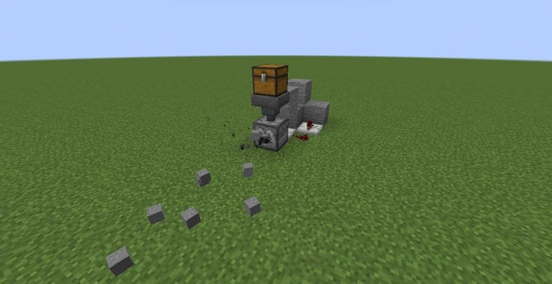 How to make an automatic item dropper in Minecraft