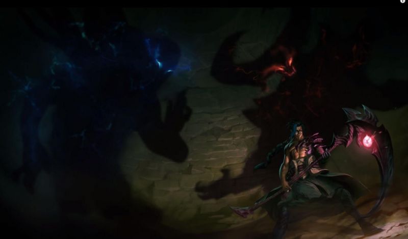Kayn's involvement with the Darkin and the Shadows represents the ...