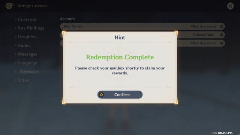 Genshin Impact Redeem codes for beginners: How to use, one-time usable ...