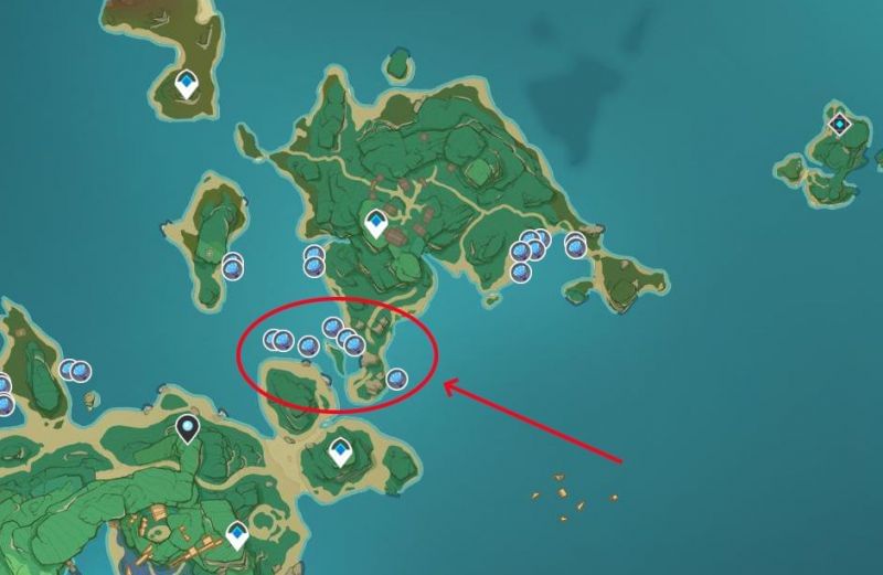 Genshin Impact Sea Ganoderma locations in Inazuma: Interactive map and ...