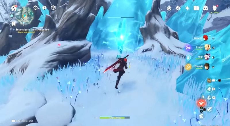 How to 'Thaw all the shards out' in Genshin Impact