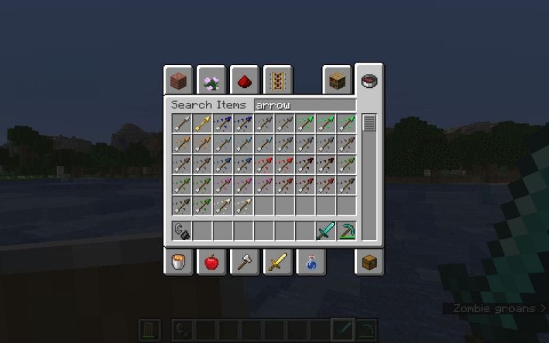 How to make tipped arrows in Minecraft