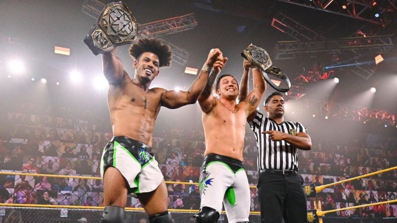 What is the meaning of MSK, the tag team champions from NXT?