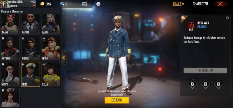 5 best Free Fire character abilities for beginners