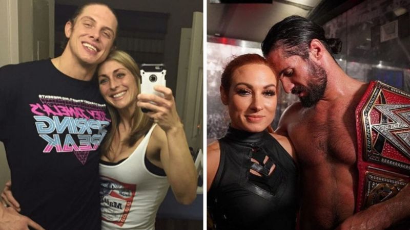 What happened between Matt Riddle's wife and Becky Lynch?