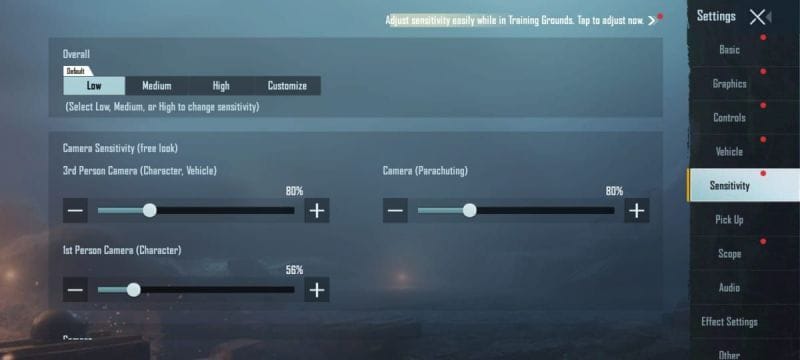 Top 5 tips to set the best sensitivity settings in BGMI