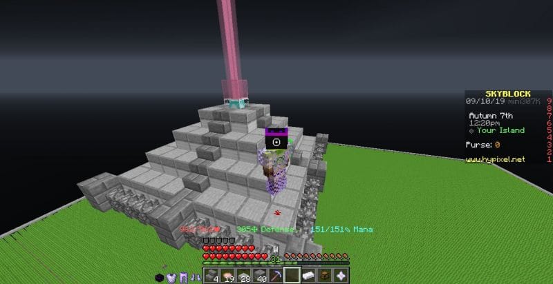How to get a beacon in Minecraft Hypixel Skyblock