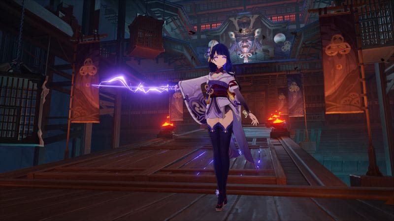 Genshin Impact 2.1 leak shows Raiden Shogun (Baal) can't cook