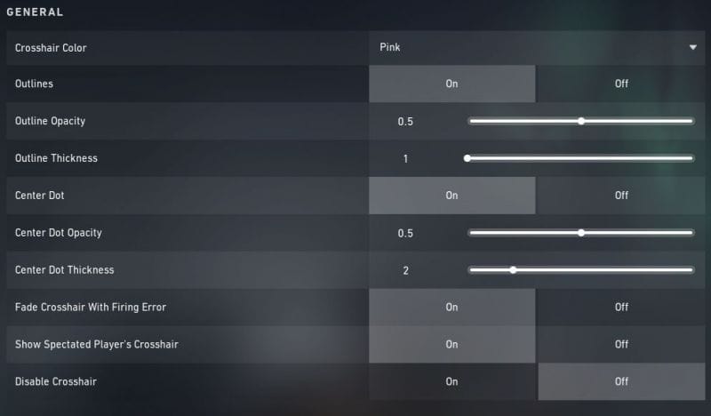 Best Valorant crosshair settings for beginners in 2021