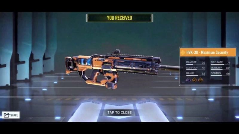 Bugged HVK-30 in COD Mobile kills in 2 shots and does 92 damage