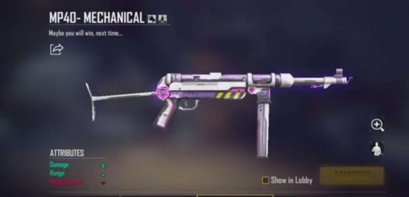 5 best MP40 gun skins in Free Fire as of August 2021