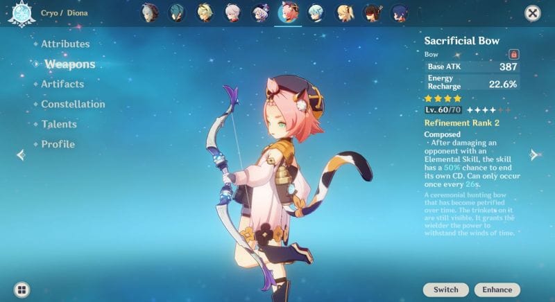 Best Genshin Impact weapons for characters in Yoimiya banner