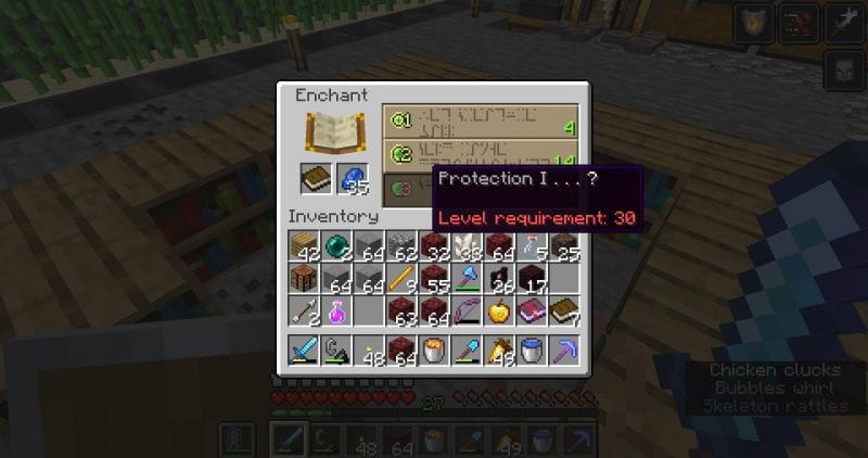 5 best enchantments for armor in Minecraft 1.14