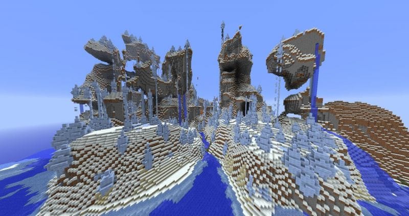 How to find the ice spikes biome in Minecraft