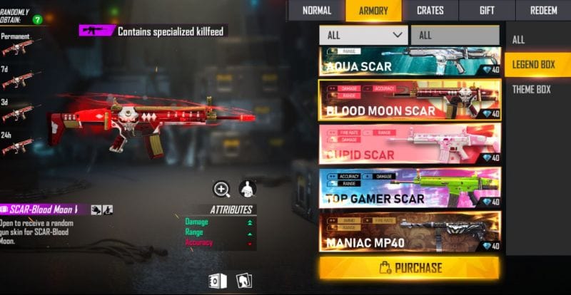 5 best AR gun skins in Free Fire for maximum damage