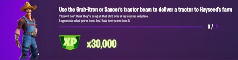 Fortnite tractor location: How to deliver a tractor to Hayseed's Farm ...