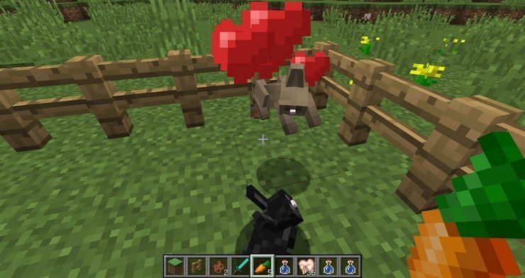 How to breed rabbits in Minecraft