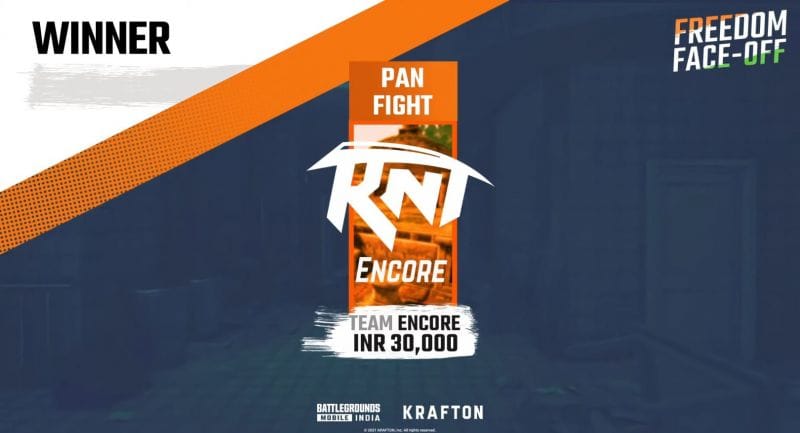 Team Encore crowned champions of the BGMI Freedom Face-Off