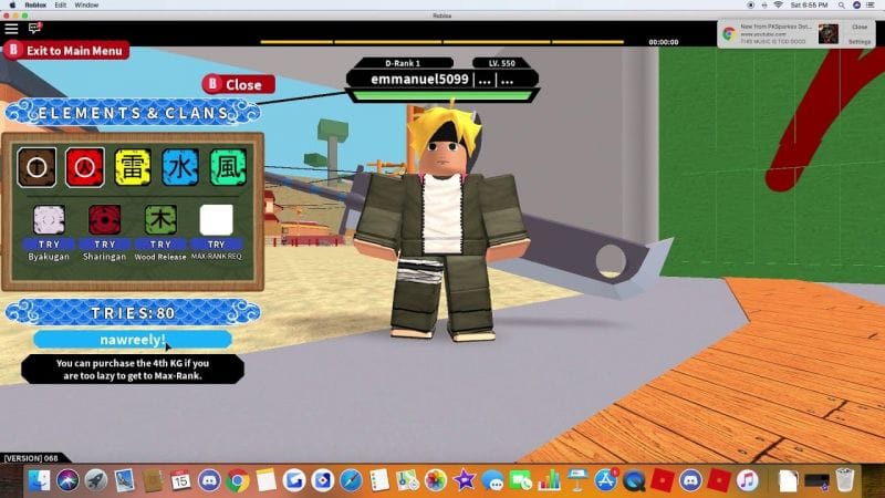 Roblox Naruto RPG Beyond Codes (August 2021)