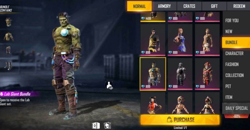 5 best Free Fire Bundles available to buy in August 2021