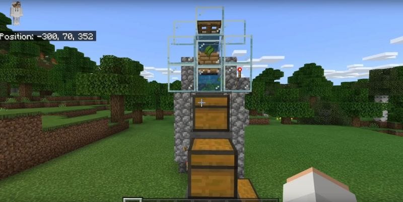 How to make a kelp XP farm in Minecraft Bedrock Edition 1.17