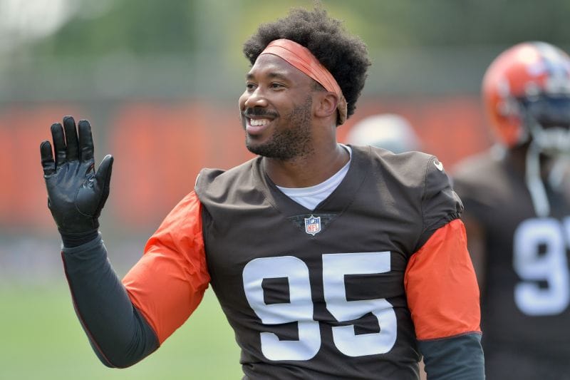 What did Myles Garrett say about Logan Paul? Browns star upsets Paul ...