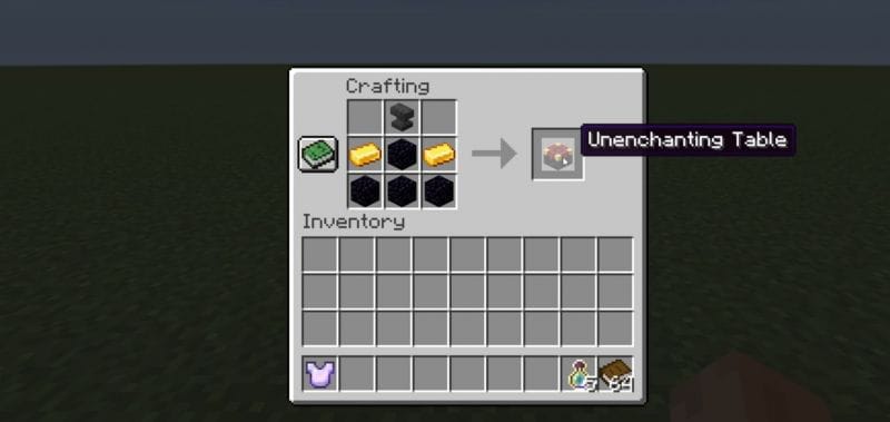 Minecraft Redditor showcases their unenchanting table mod