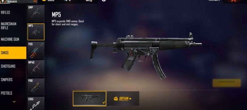 5 best guns for aggressive gameplay in Free Fire