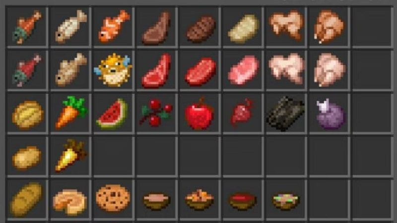 Ranking Minecraft food based on saturation