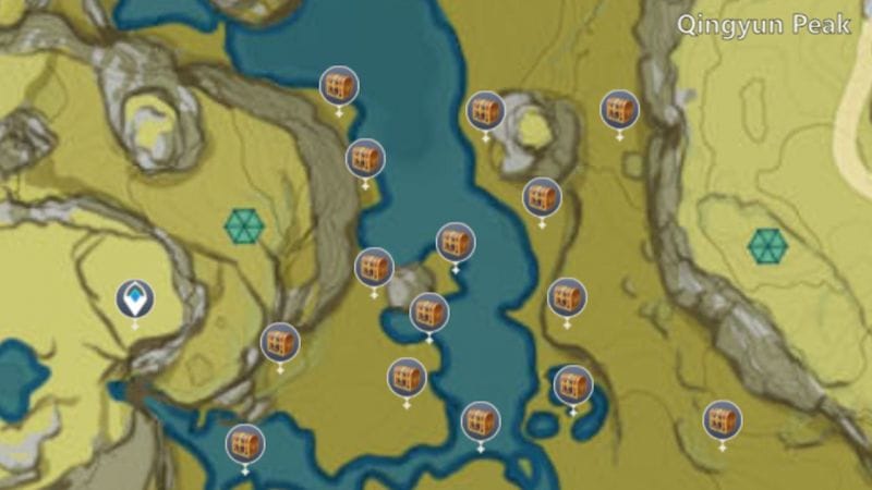 All 40 Mystmoon Chest locations in Genshin Impact: Nantianmen region guide