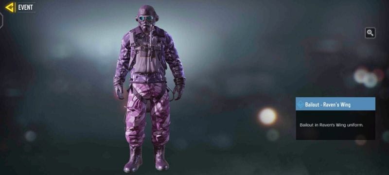 How to unlock Bailout - Raven's Wing in COD Mobile Season 7