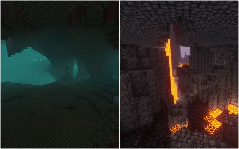 Soul Sand Valley vs Basalt Deltas in Minecraft: How different are the ...