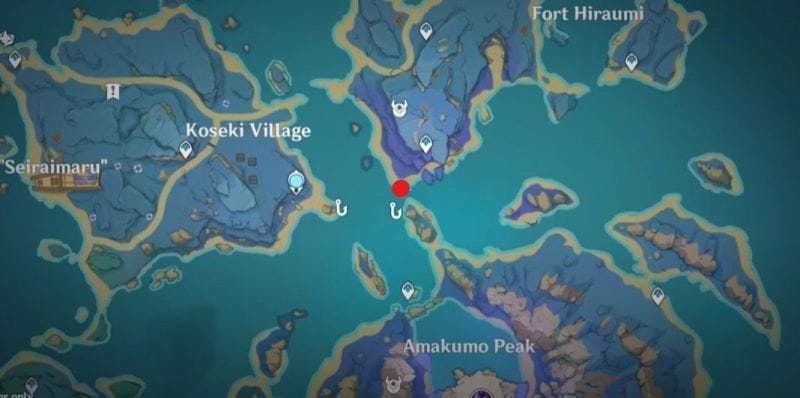 Genshin Impact fishing locations: Rusty Koi, Raimei Angelfish and ...