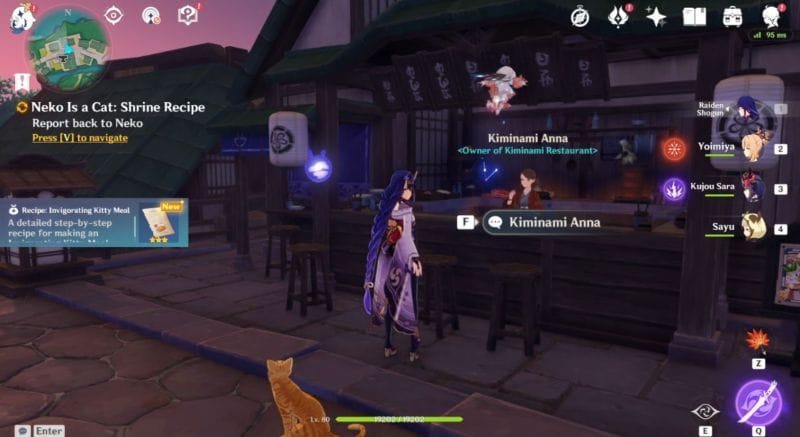 How to get all 14 Inazuma recipes in Genshin Impact 2.1 update