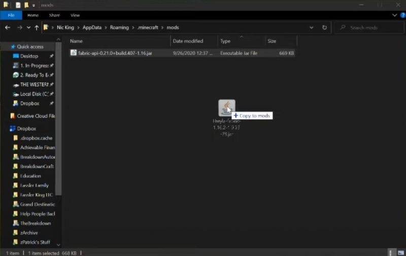How to install Fabric for Minecraft mods?