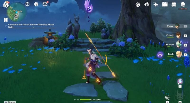 Genshin Impact Cleansing Defilement locations, and complete quest guide