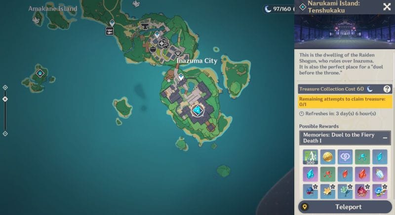 Kokomi's ascension materials in Genshin Impact: Spectral Nucleus, Sango ...