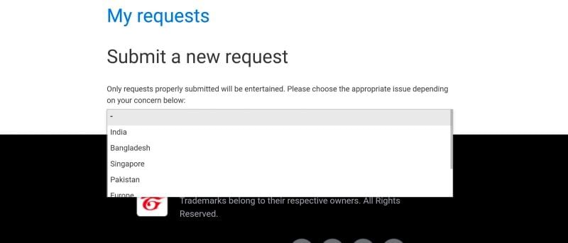 How to contact Free Fire Help Center for official support regarding ...