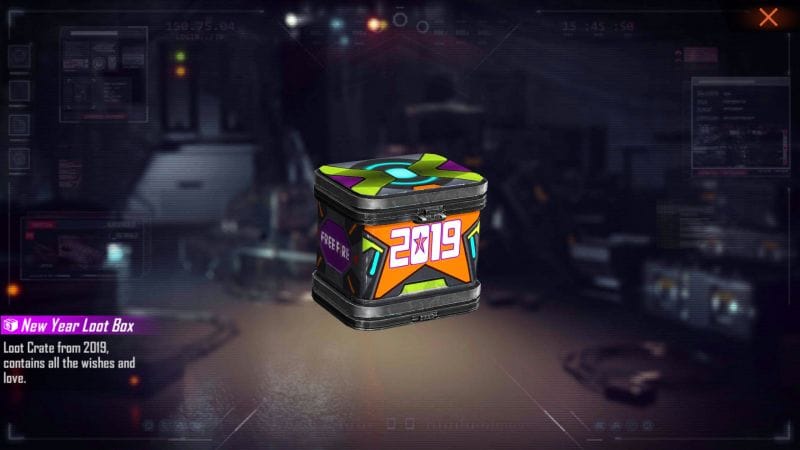 Garena Free Fire redeem code to get New Year Loot Box skin today (12th ...